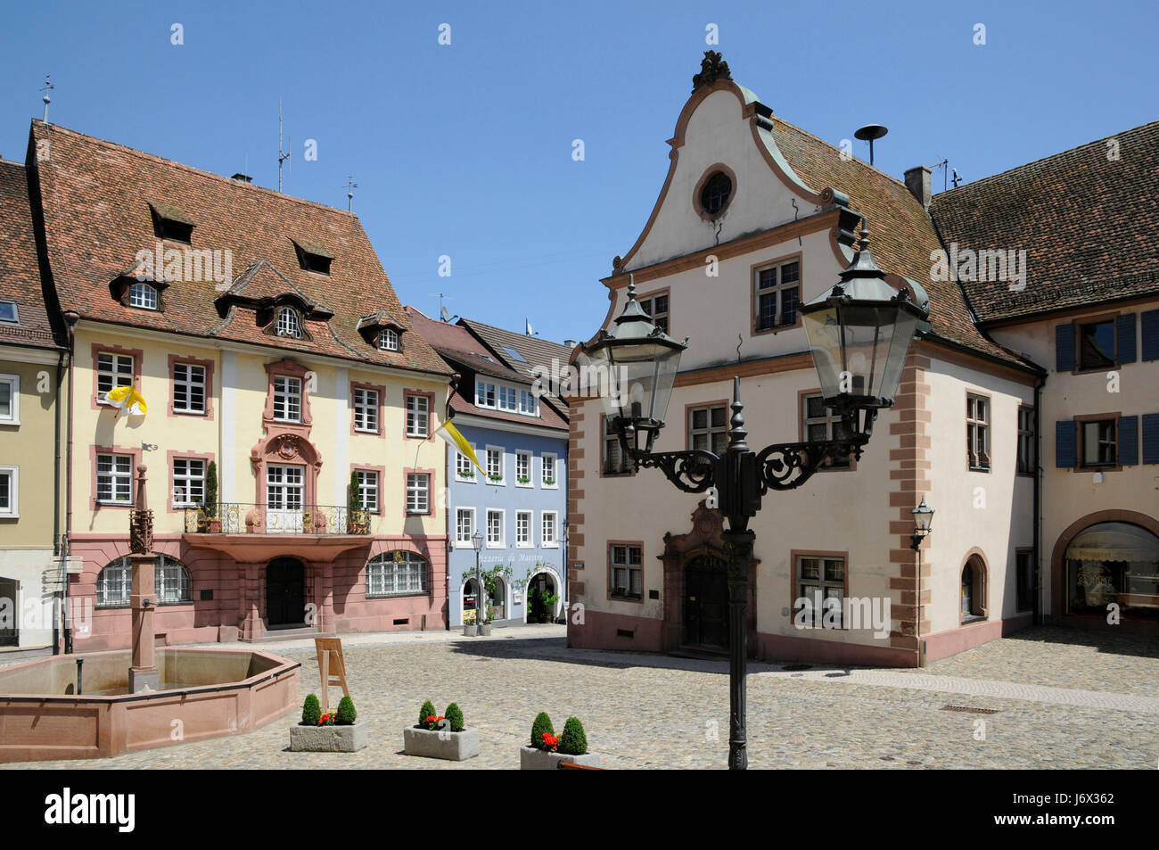 marktplatz in endingen Stock Photo - Alamy