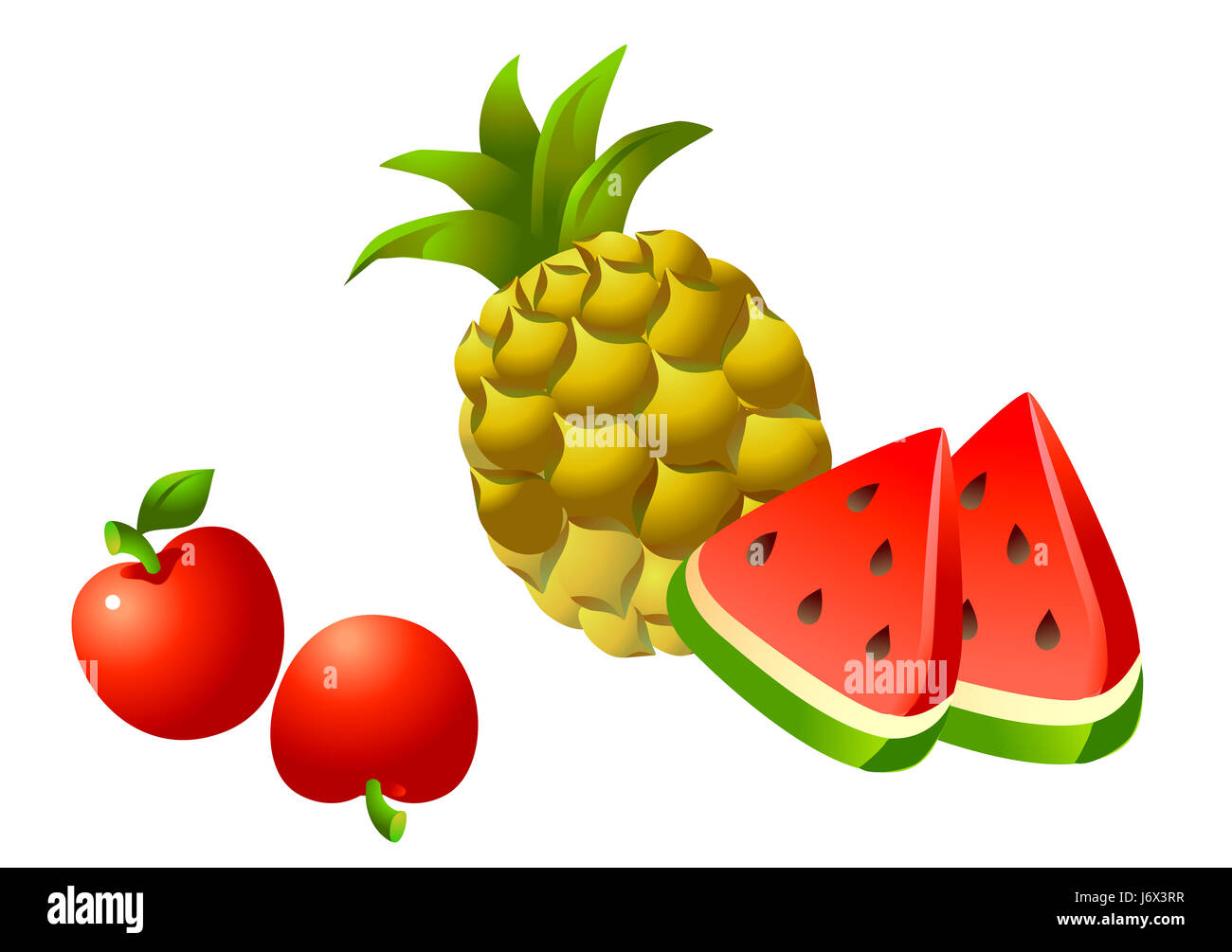 Pineapple split hi-res stock photography and images - Alamy