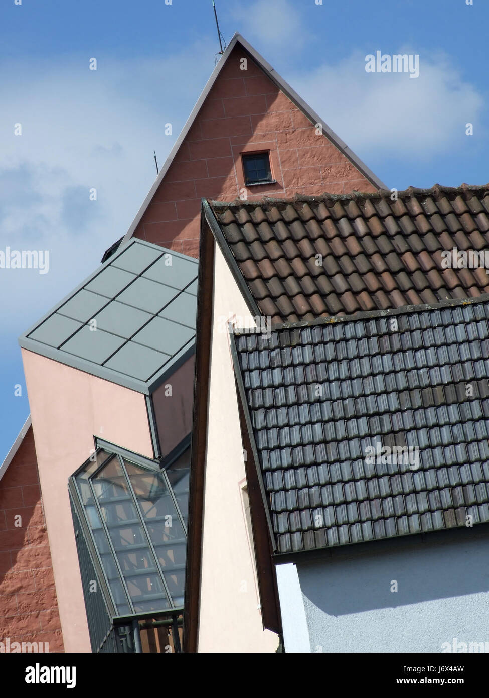 Skew roofs hi-res stock photography and images - Alamy