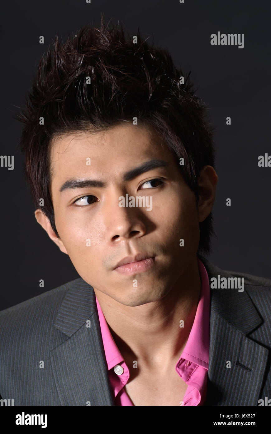 guy male masculine portrait look glancing see view looking peeking ...