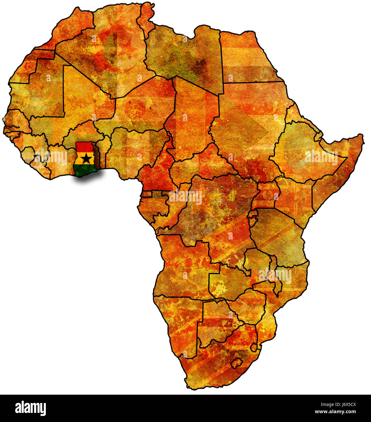 Old map of ghana hi-res stock photography and images - Alamy