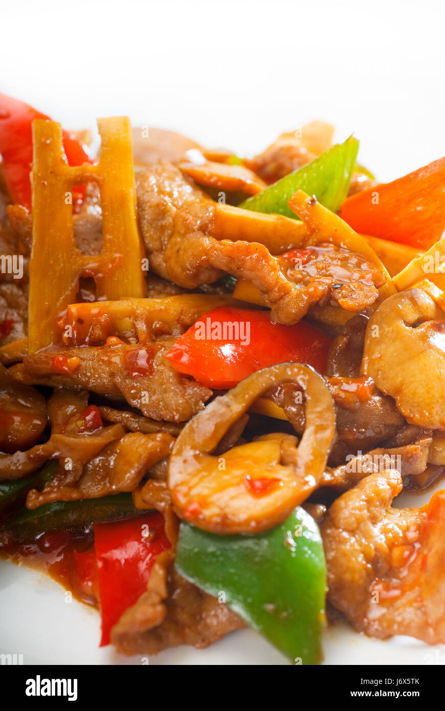 bamboo vegetable chinese paprika peppers sprout fresh rice beef food ...