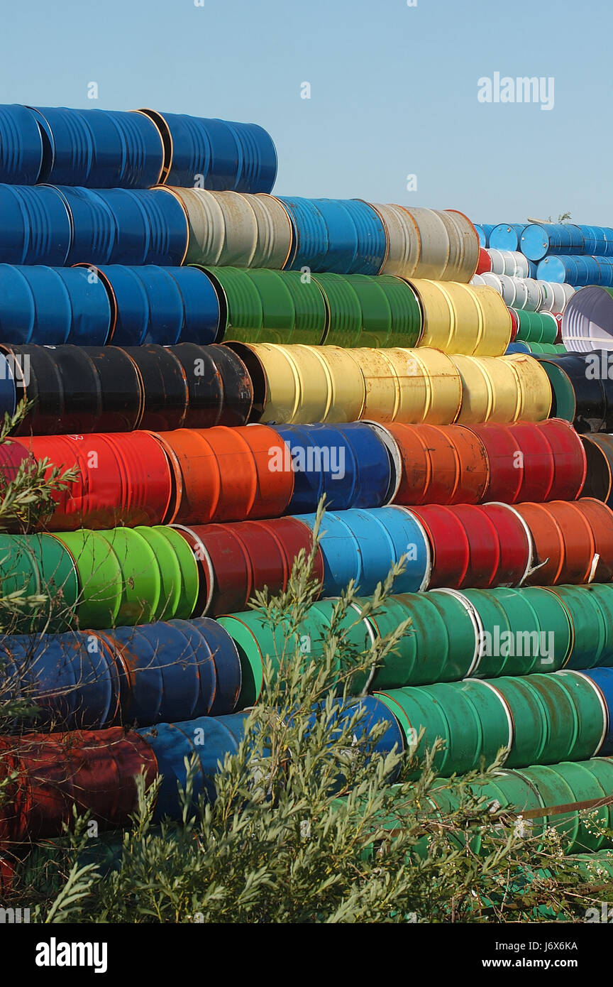 Coloured barrel hi-res stock photography and images - Alamy