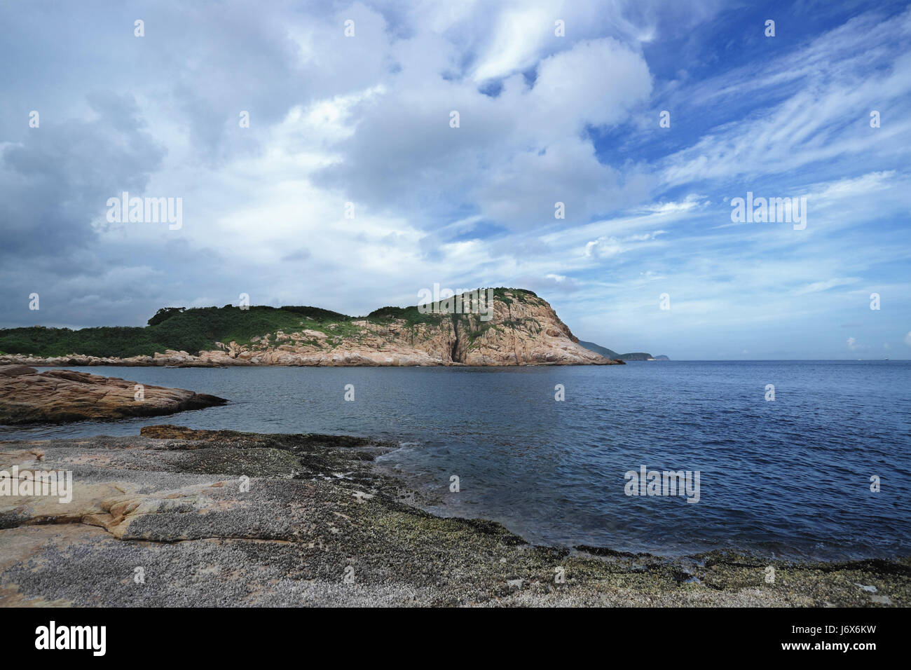 coast landscape scenery countryside nature firmament sky salt water sea ...