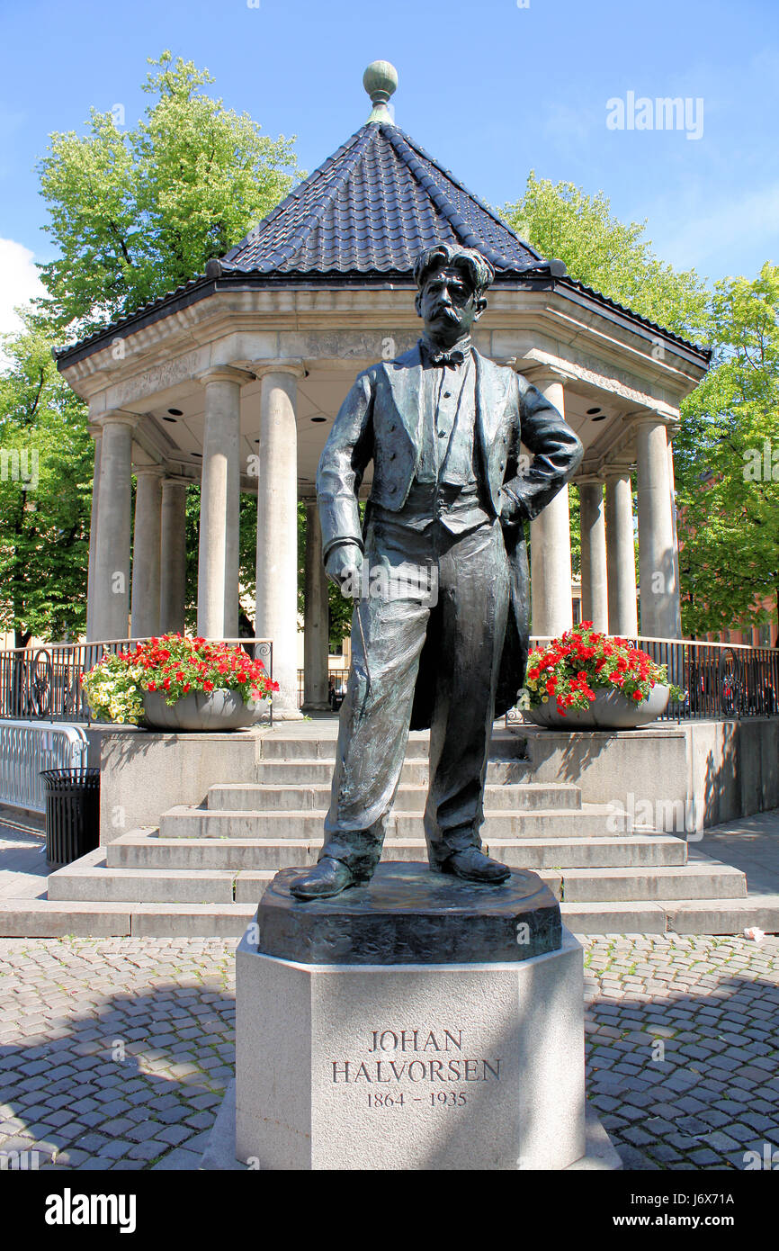 Johan halvorsen statue oslo hi-res stock photography and images - Alamy