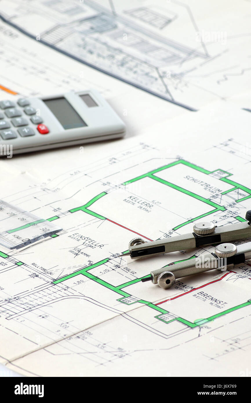 Hausplan hi-res stock photography and images - Alamy