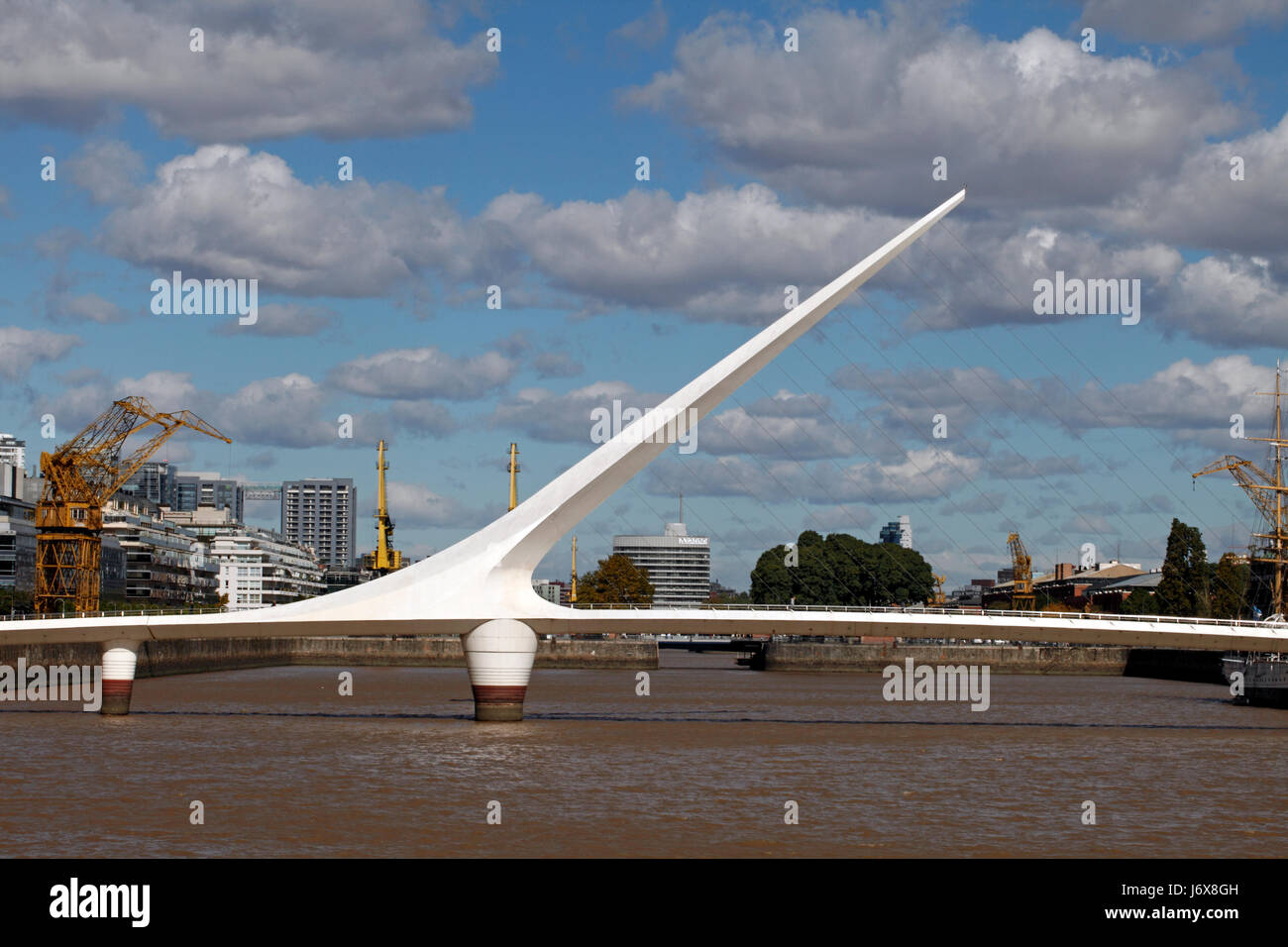 Puente de la Mujer, Puerto Madero, Buenos Aires, Argentina. Tango ...