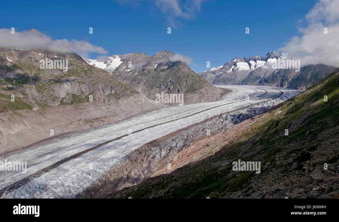 switzerland glacier valais mountain climate change mountains alps ...