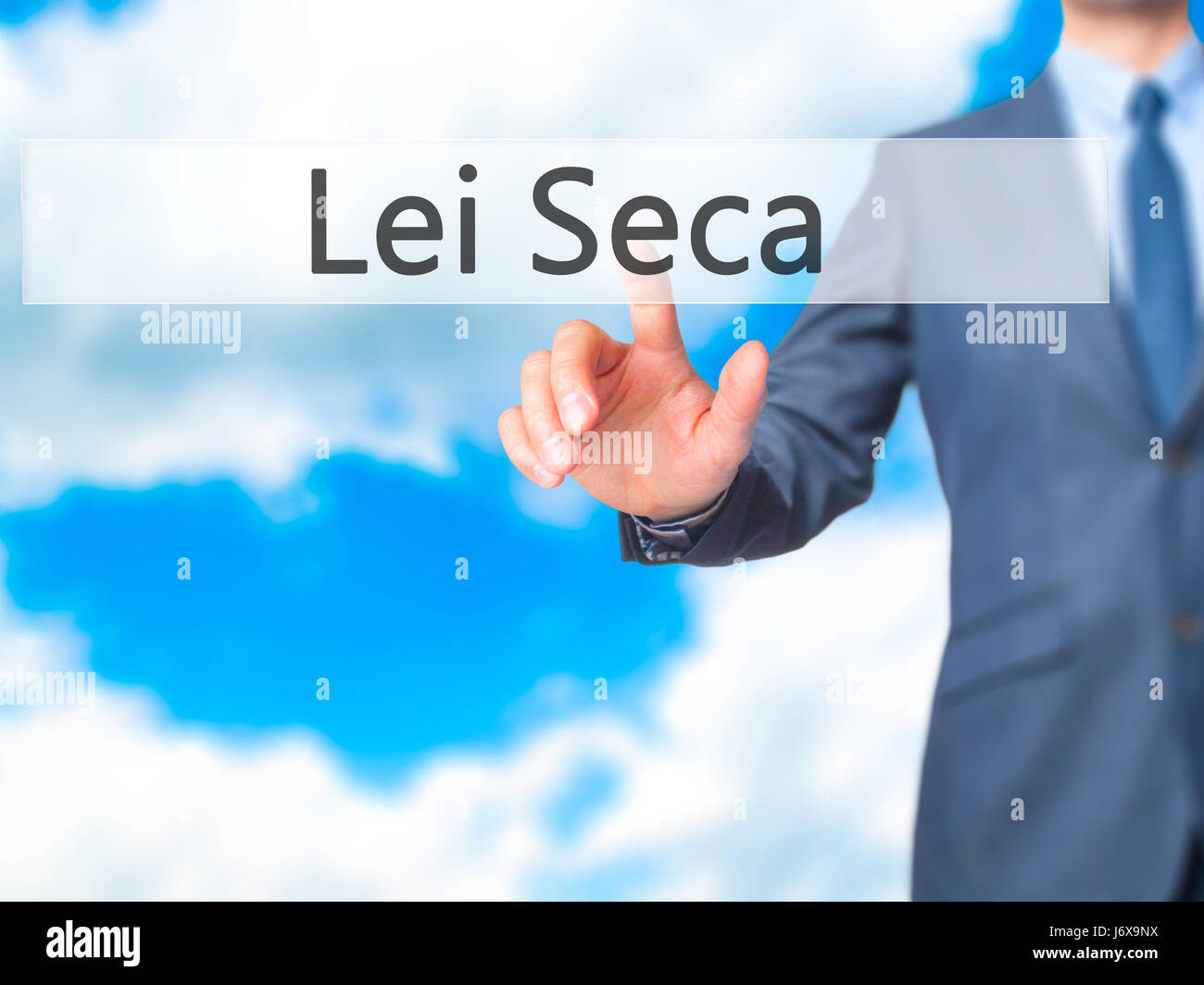 Lei Seca (Prohibition Alcohol Law n Portuguese) - Businessman hand ...