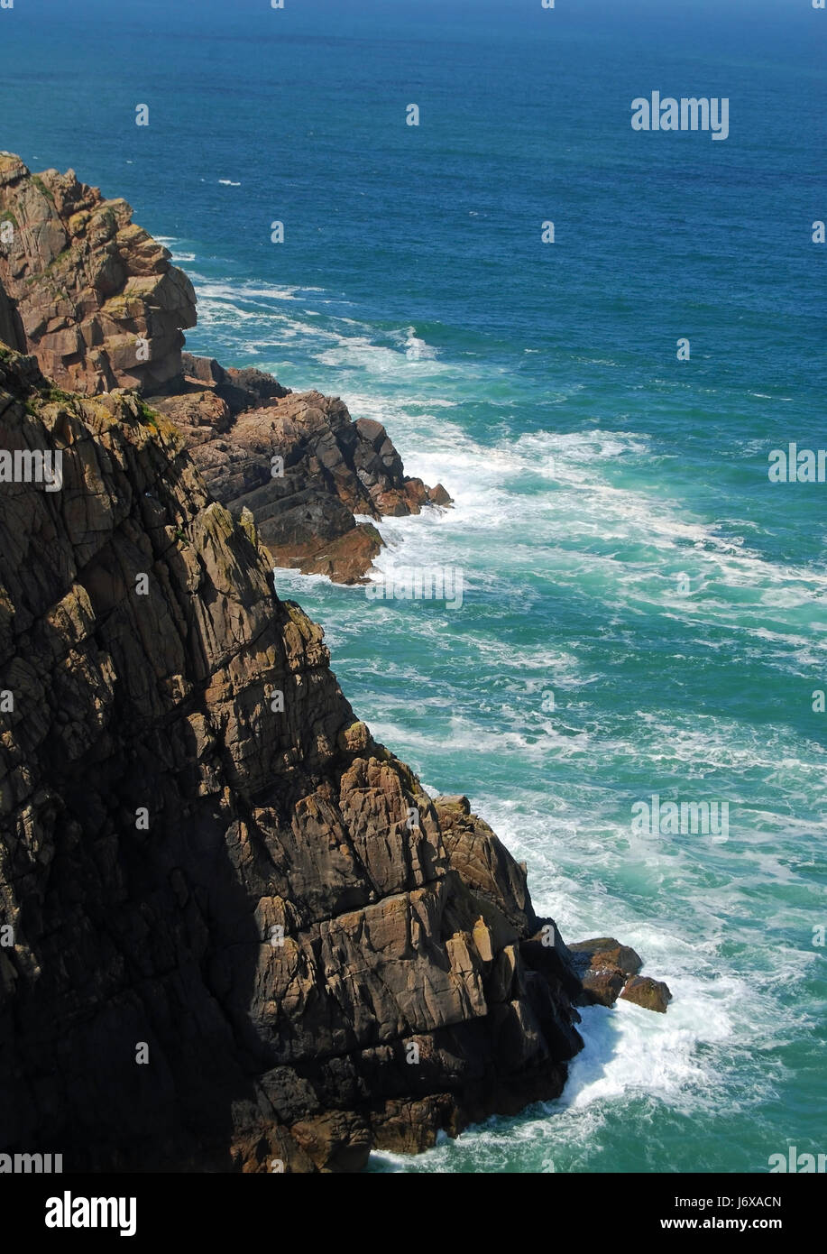 cliffs of jersey Stock Photo - Alamy