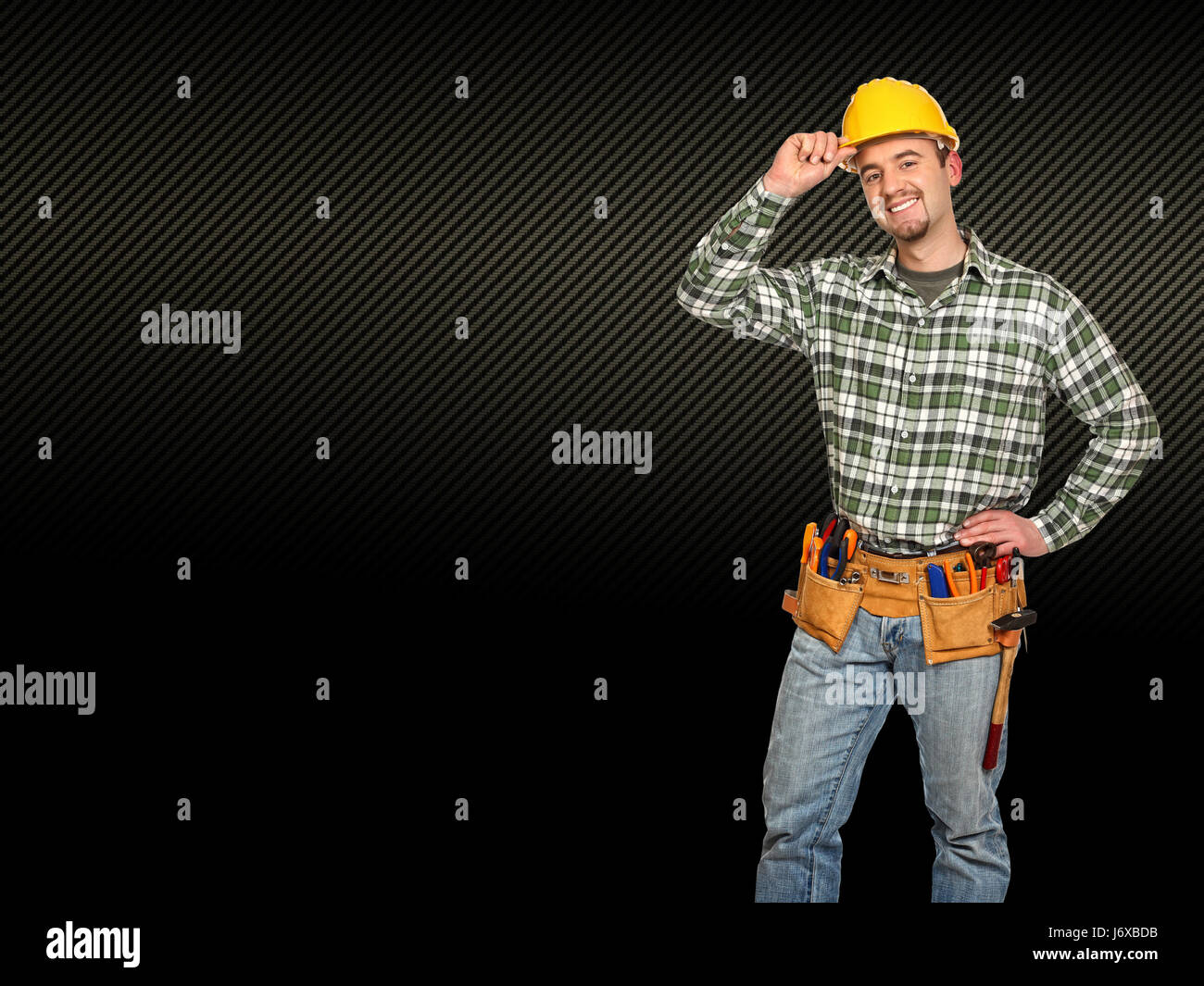 blank european caucasian carpenter foreman handyman white workers ...