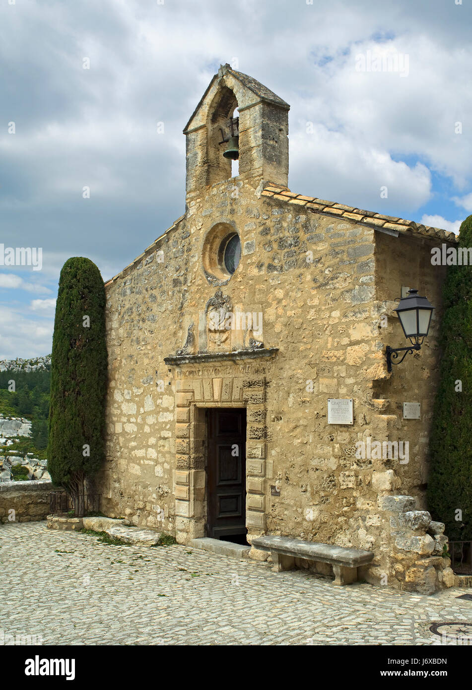 typical church in southern france Stock Photo - Alamy
