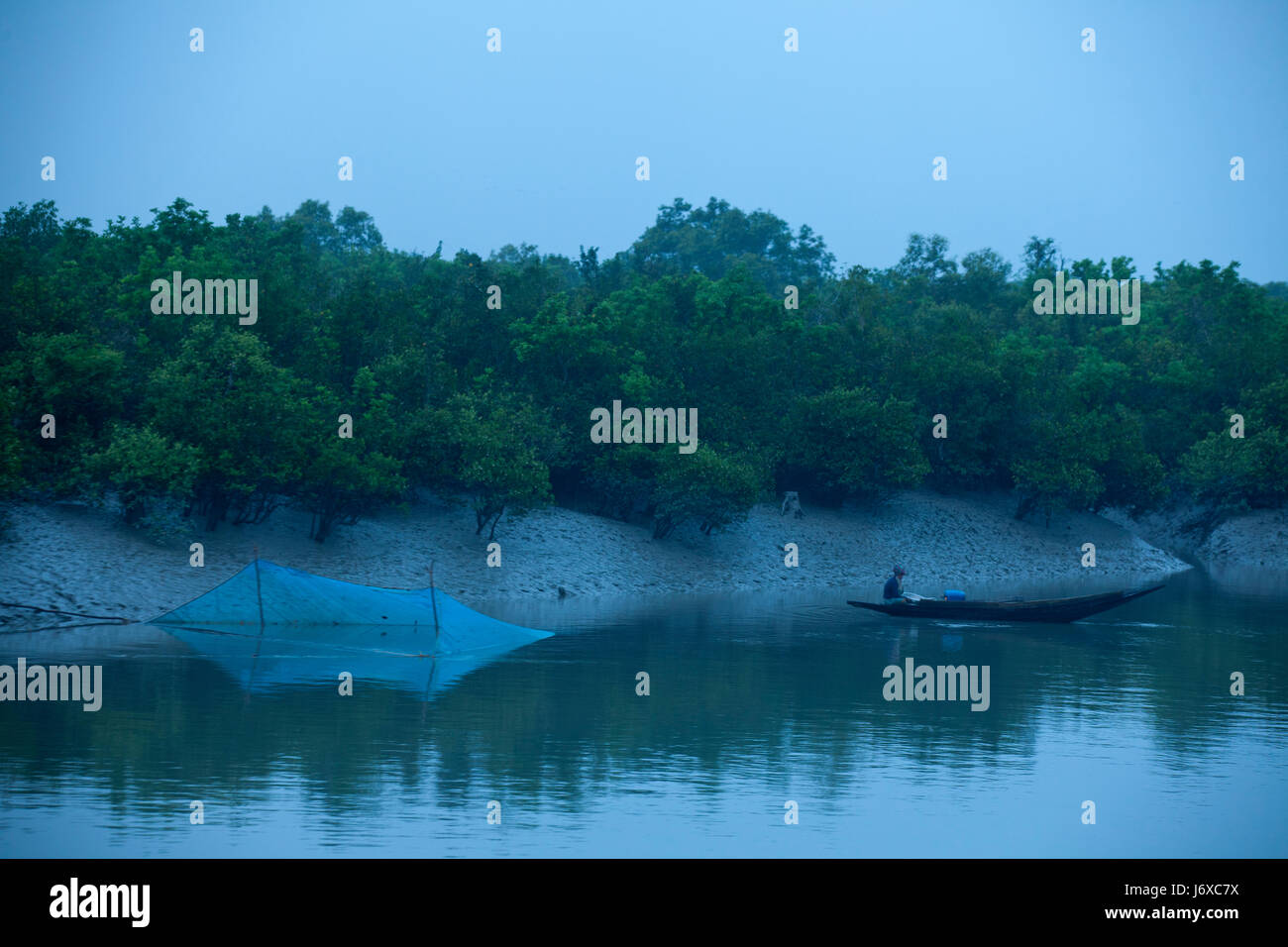 The Sundarbans, a UNESCO World Heritage Site and a wildlife sanctuary ...