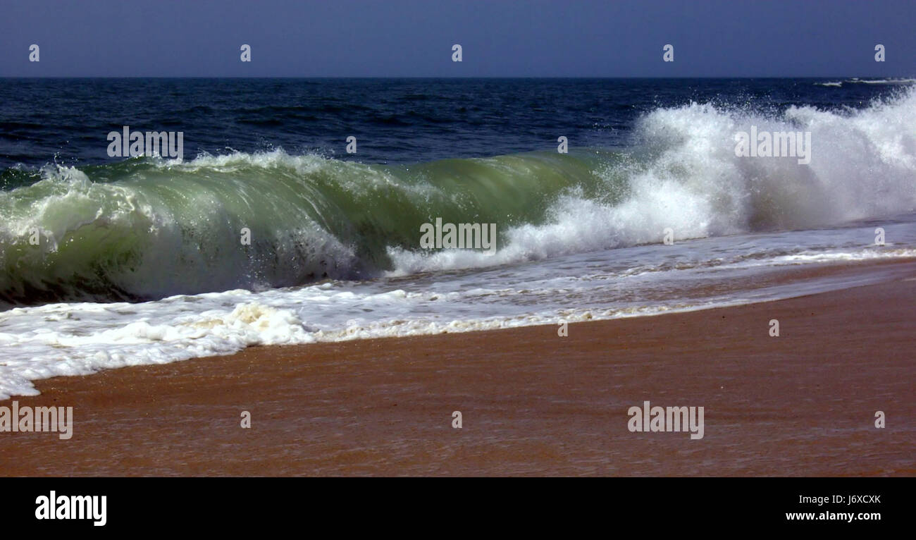 blue beach seaside the beach seashore wave surf gout salt water sea ...