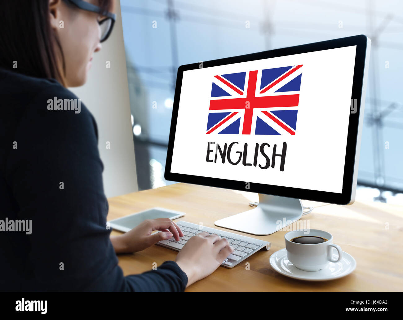 ENGLISH ( British England Language Education Stock Photo - Alamy