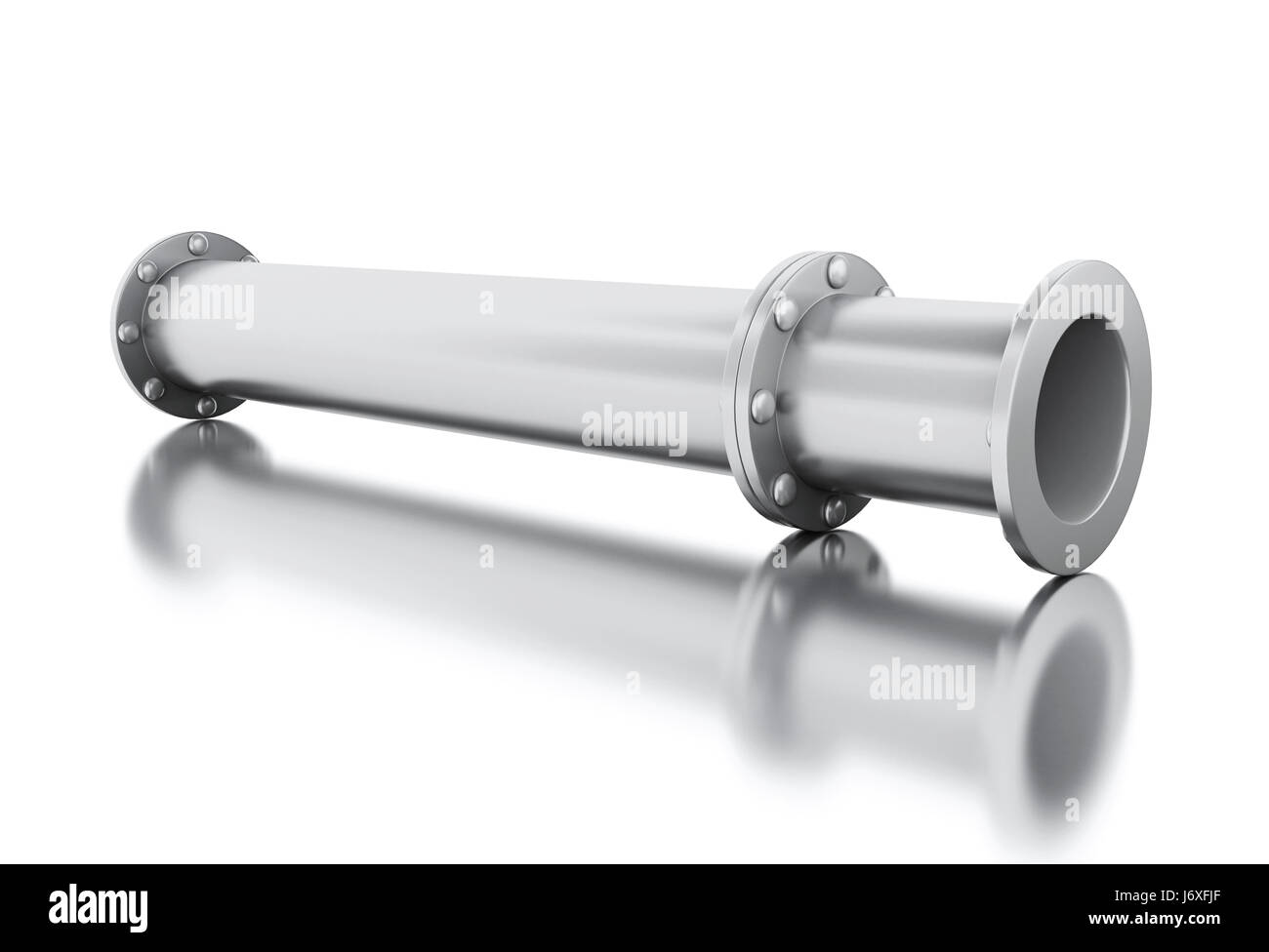 3d illustration. Pipe system. Isolated white background Stock Photo - Alamy