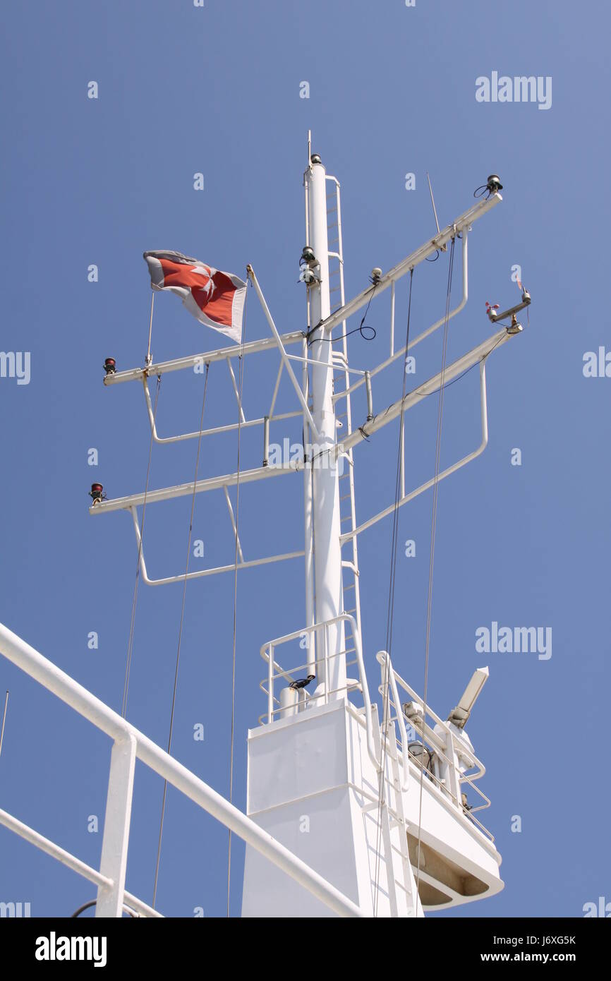 communication flag mast radar navigation radar sailing boat sailboat ...