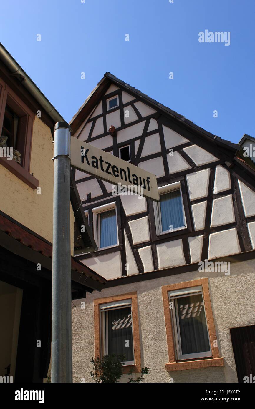 sign signal house building it frame-work street road old sign signal ...