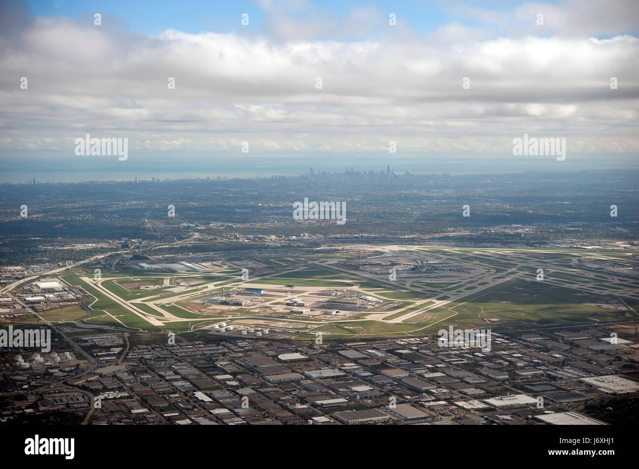 Aerial view of Illinois, USA Stock Photo - Alamy