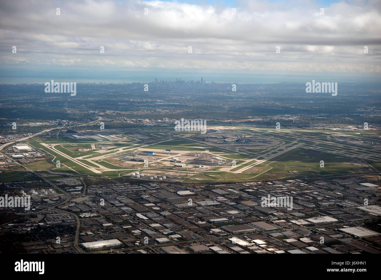 Aerial view of Illinois, USA Stock Photo - Alamy