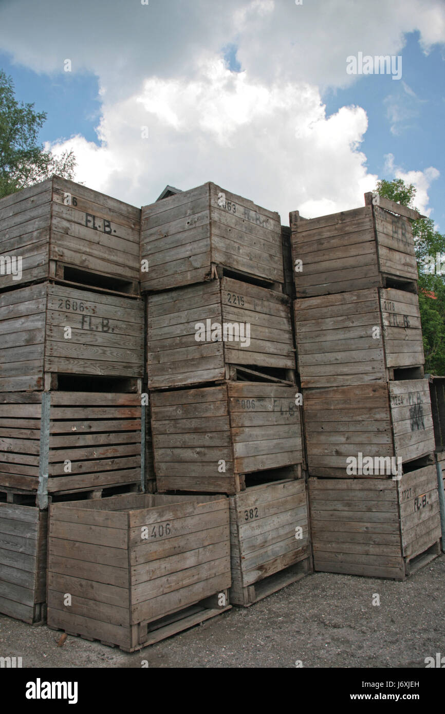 wood order stack number wooden box provision camp wood order print ...