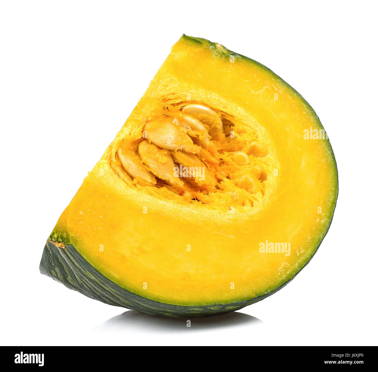 Slice of pumpkin isolated on white background Stock Photo - Alamy