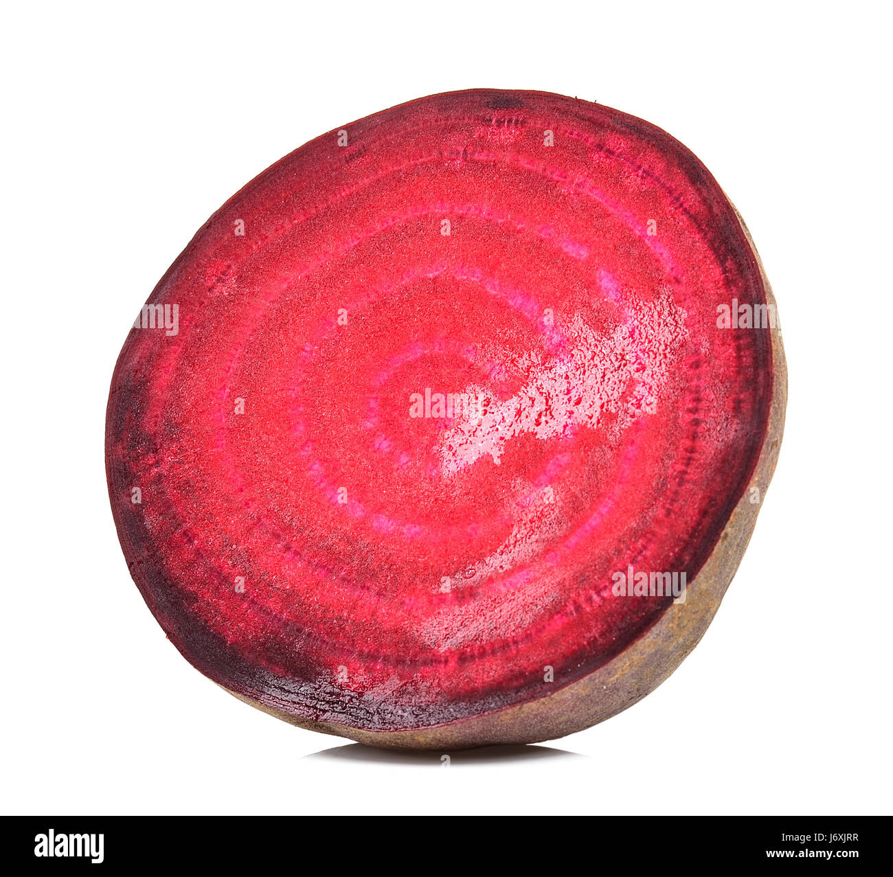 Half of beetroot isolated on white background Stock Photo - Alamy