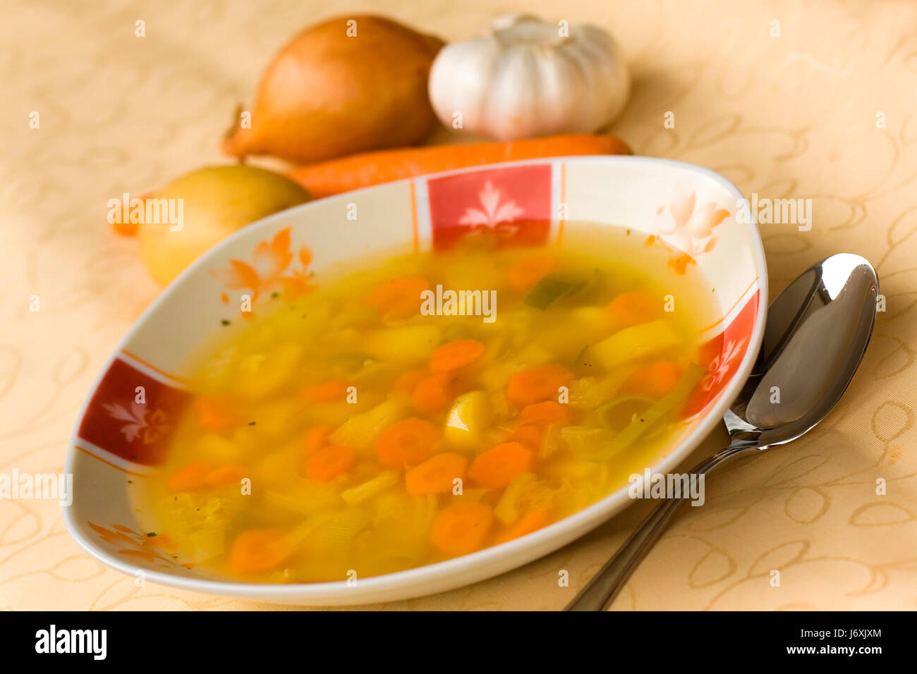 vegetable onion appetite carrot starter soup broth potato potatoe macro ...