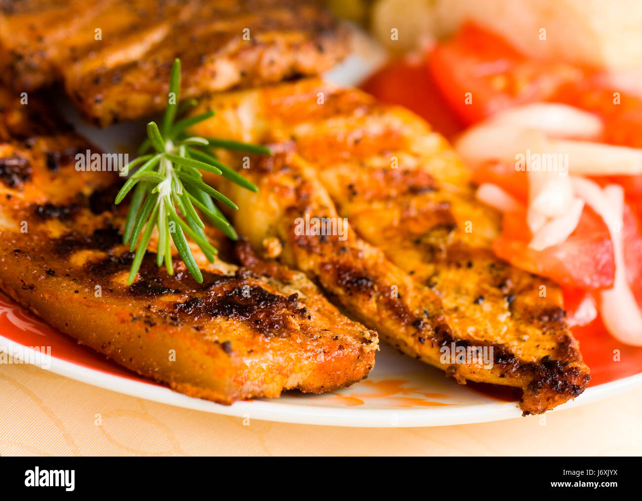 grill barbecue barbeque turkey pork roast fry salad meat bread spice ...