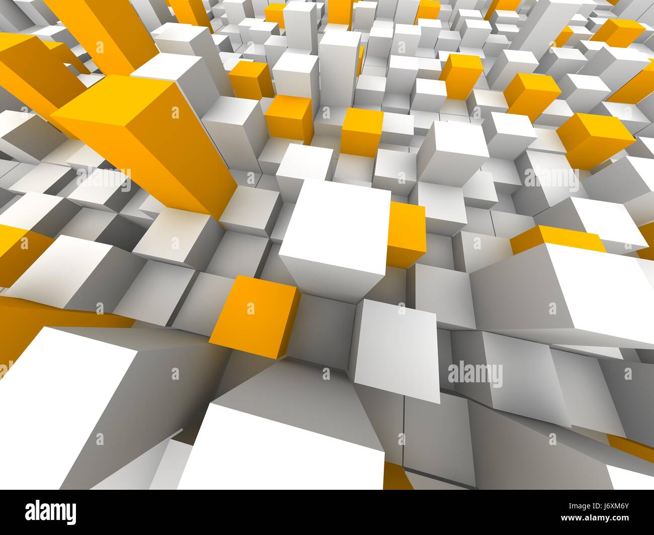city town square abstract blocks above orange block backdrop background ...