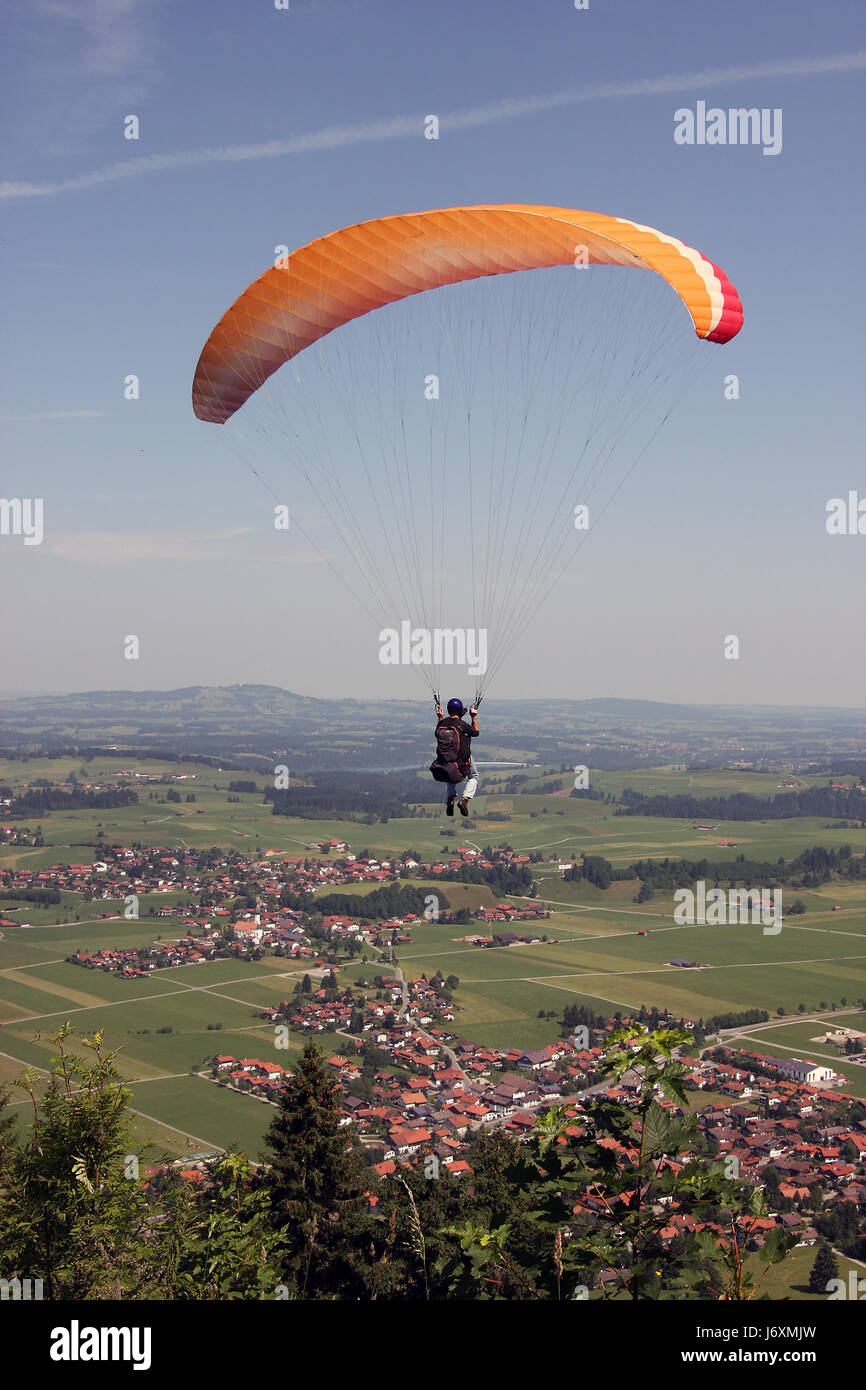 sport sports sail parachute glide fly flies flys flying paraglider ...