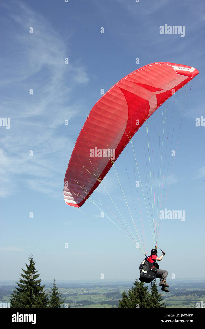 sport sports sail parachute glide fly flies flys flying paraglider ...
