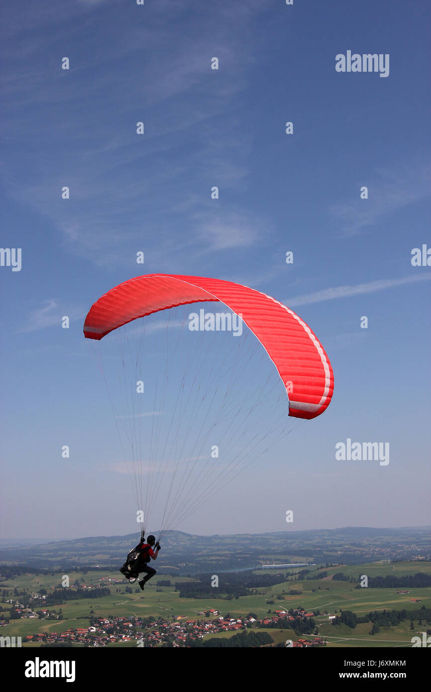 sport sports sail parachute glide fly flies flys flying paraglider ...