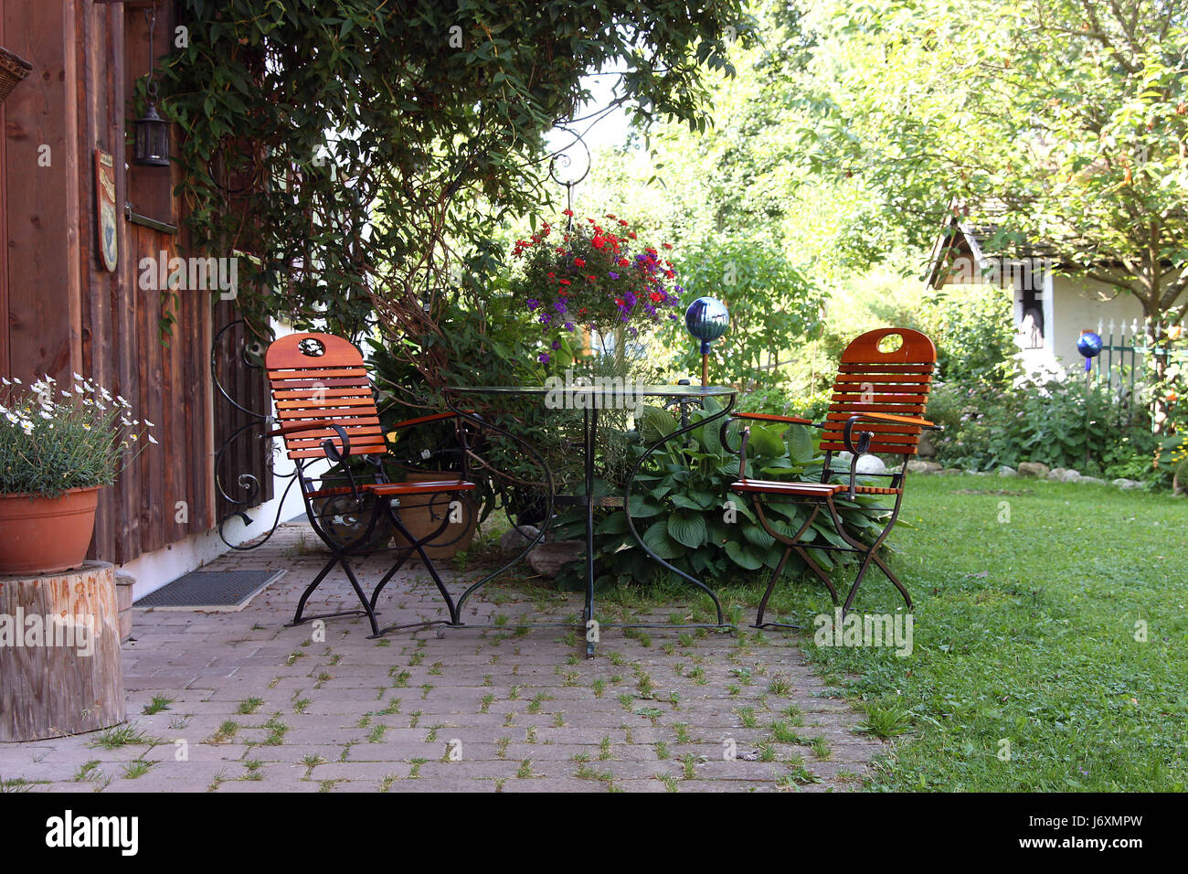 still life garden chairs togetherness gardens table chair garden table ...
