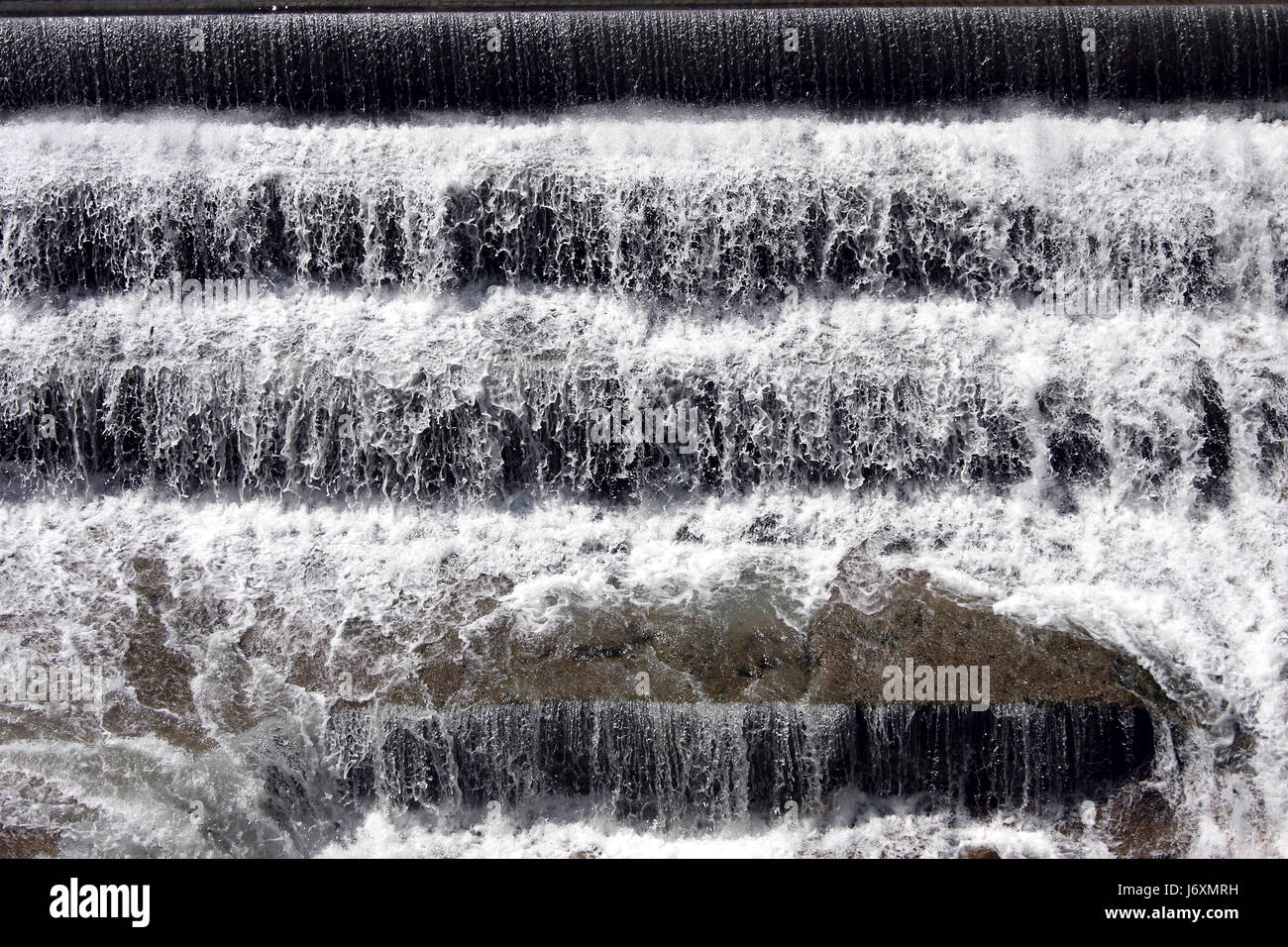 stairs waterfall strength force river water steps stairs waters stream ...