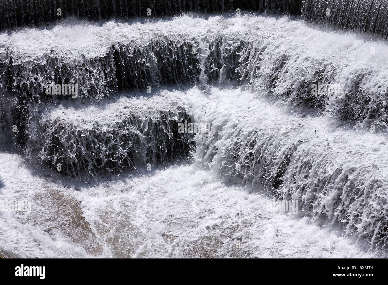 stairs waterfall strength force river water steps stairs waters stream ...