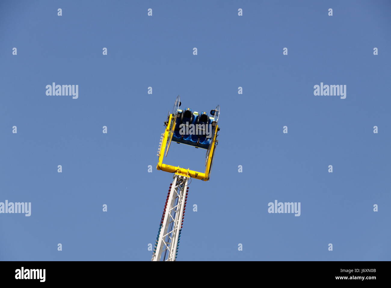 fair folk festival pendulum ferris wheel carousel swing blue motion ...