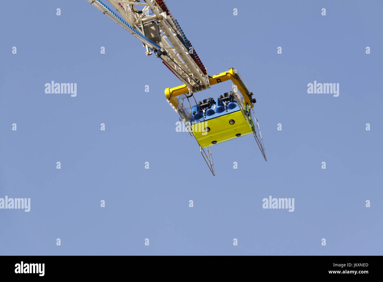 fair folk festival pendulum ferris wheel carousel swing blue motion ...