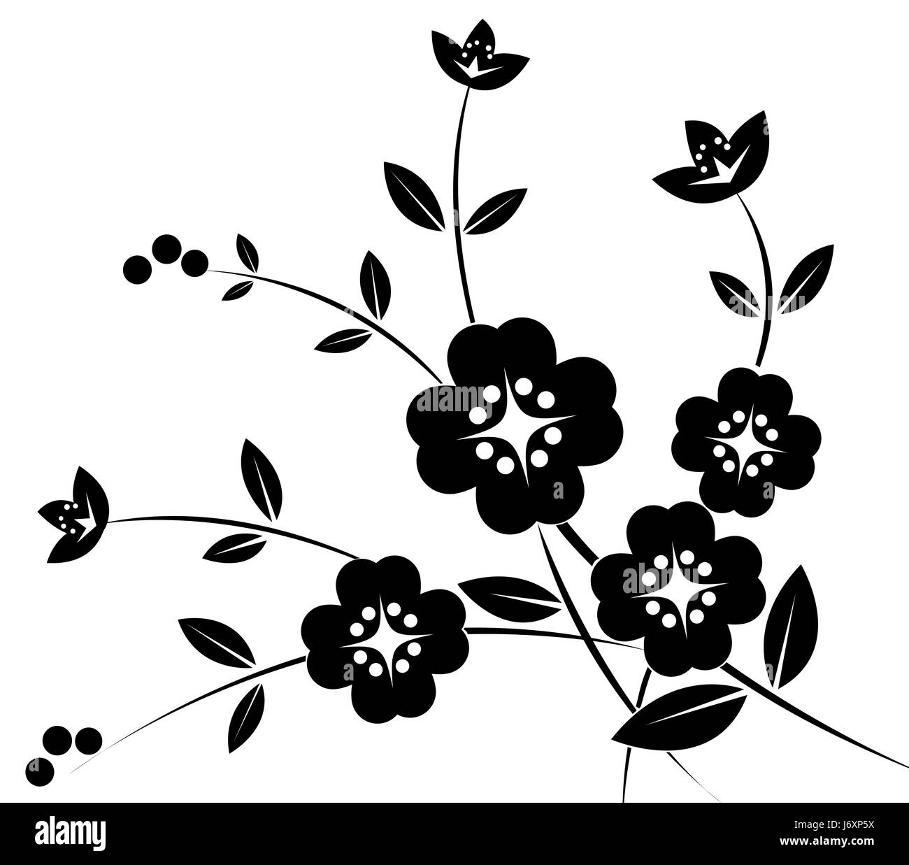 Baroque style flower arrangement Cut Out Stock Images & Pictures - Alamy