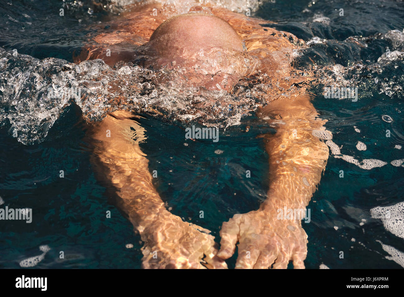 Swimmer ocean active arm hi-res stock photography and images - Alamy