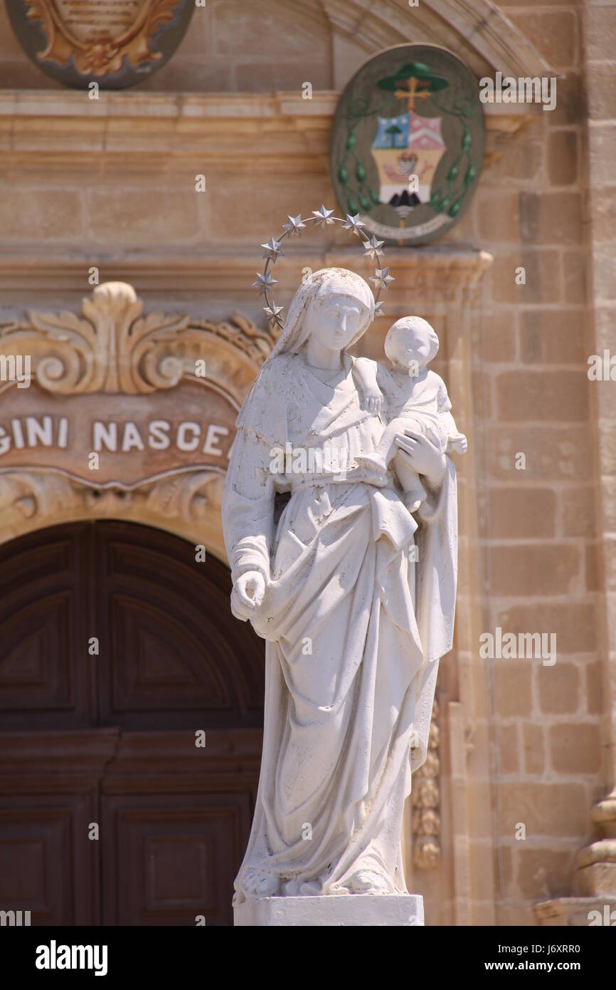 religion statue cross malta sign signal blue tower hand macro close-up ...