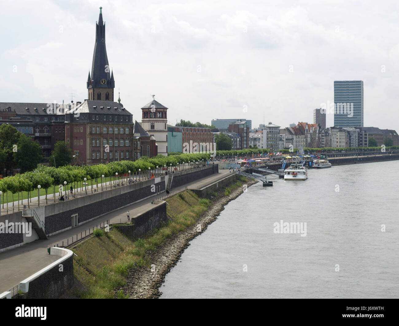 bridge germany german federal republic boat ship river water rowing ...
