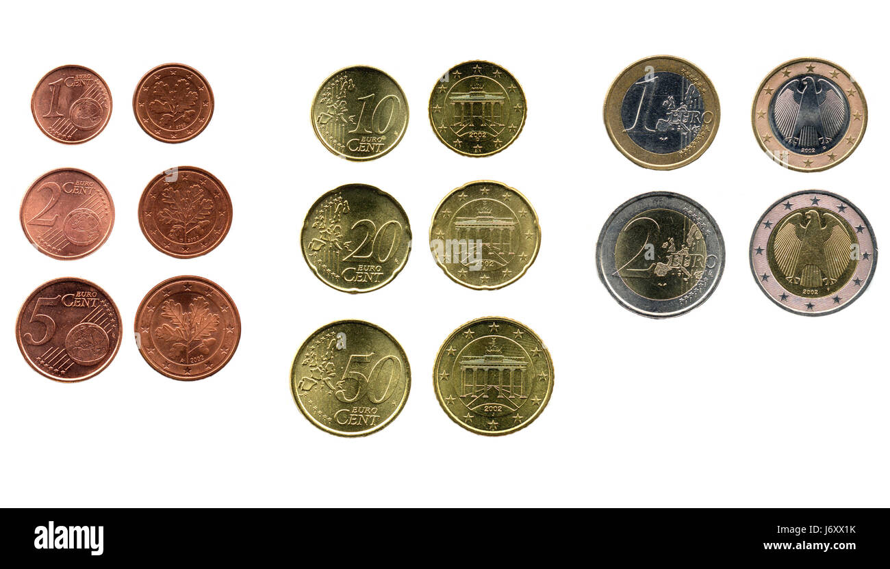 Euro coin front back hi-res stock photography and images - Alamy
