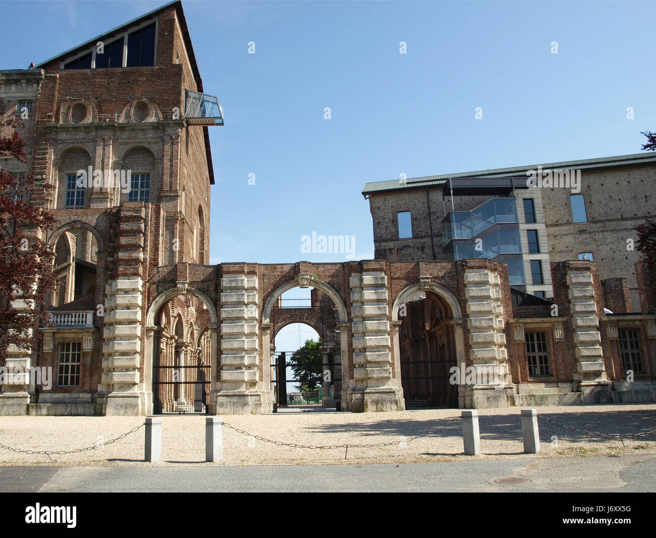 italia castle italy chateau baroque brick masonry style of construction ...
