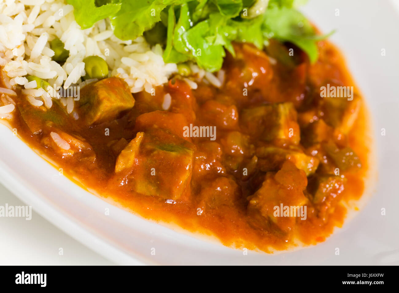 goulash with rice Stock Photo - Alamy