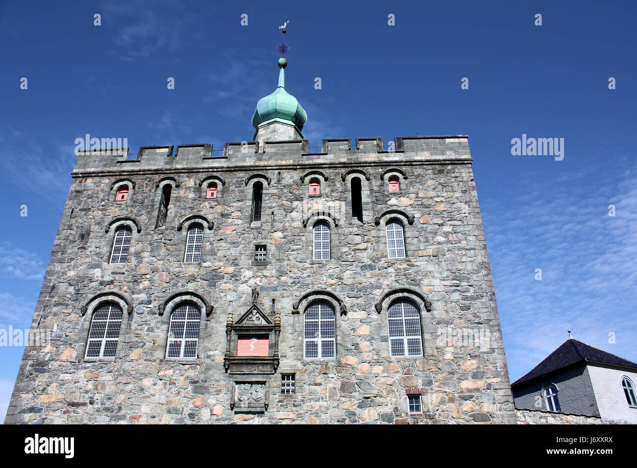 tower norway fortress salvage chateau castle blue tower green dome ...