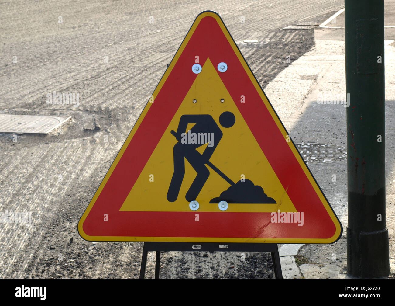 sign signal traffic transportation asphalt road street building works ...