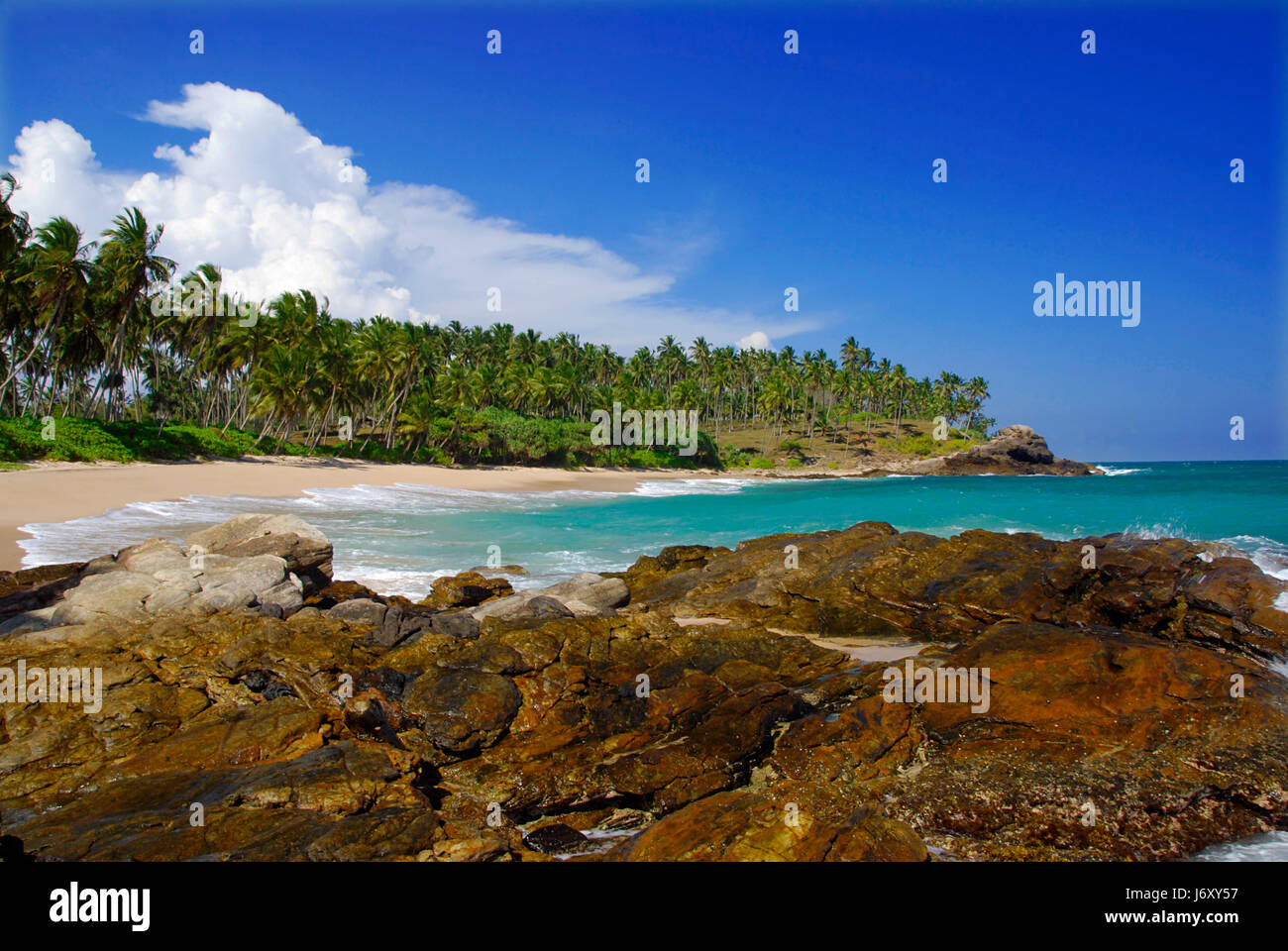 beach seaside the beach seashore rock landscape scenery countryside ...