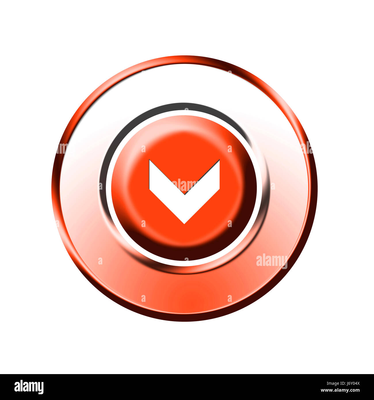 direction button down below downwards arrow isolated optional symbolic ...