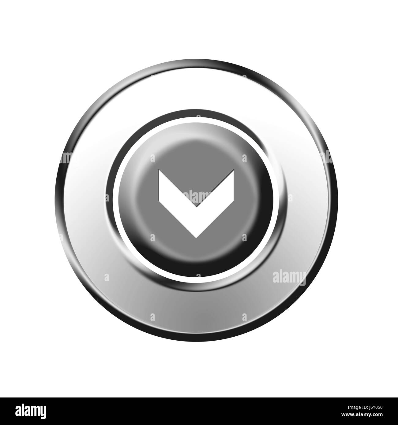 direction button down below downwards arrow isolated optional symbolic ...